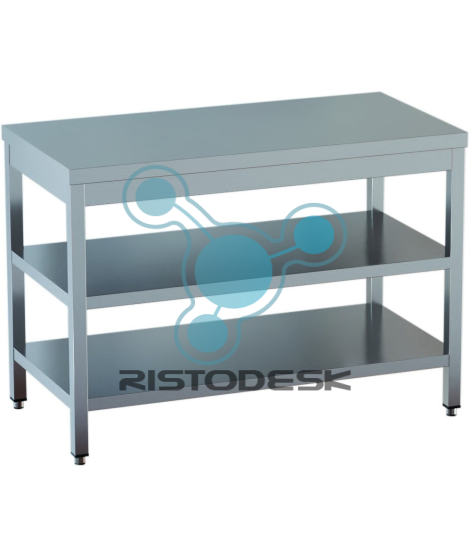 Tavolo inox aperto: dstg 2r187|Ristodesk